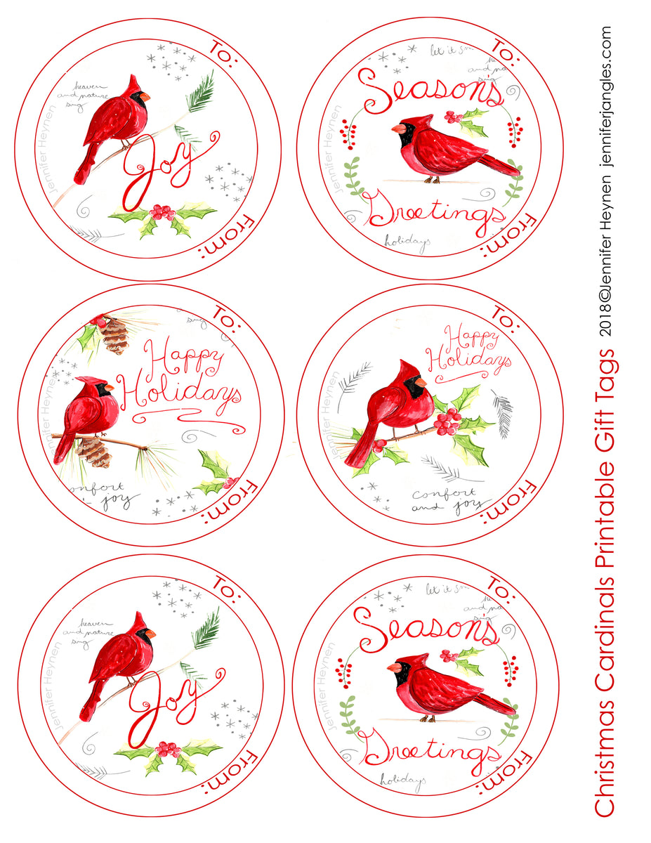 Printable Gift Tags – Jennifer Heynen Creative Co.