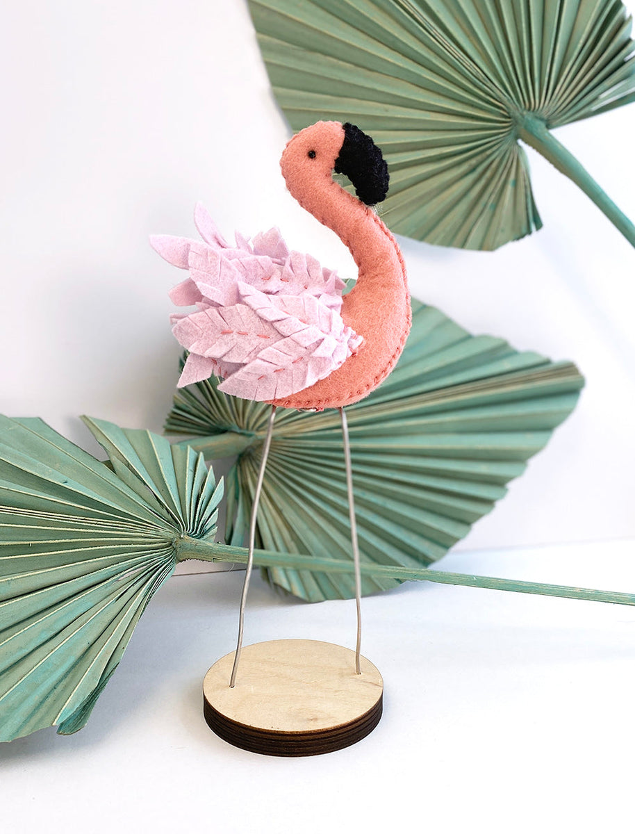 American Flamingo Felt Sewing Pattern – Jennifer Heynen Creative Co.