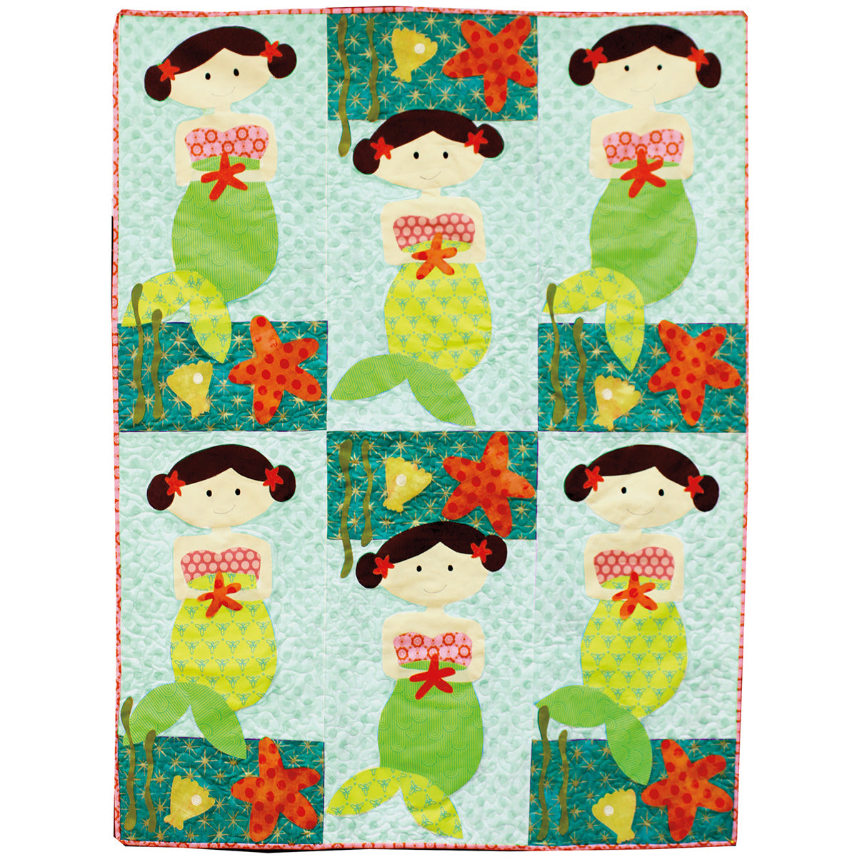 Mermaid Applique Quilt Pattern - Digital – Jennifer Heynen Creative Co.