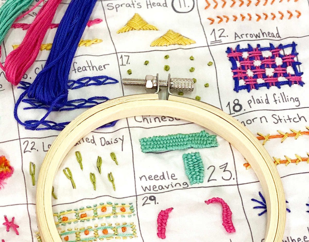 30 Day Sampler Embroidery Class Volume 3 – Jennifer Heynen Creative Co.