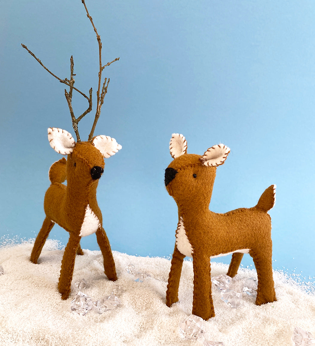 Mule Deer Felt Sewing Pattern PDF – Jennifer Heynen Creative Co.